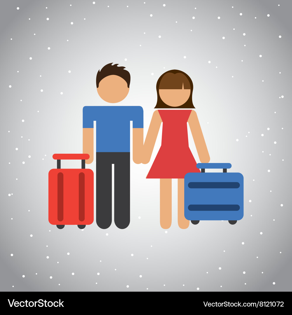 People and travel design Royalty Free Vector Image