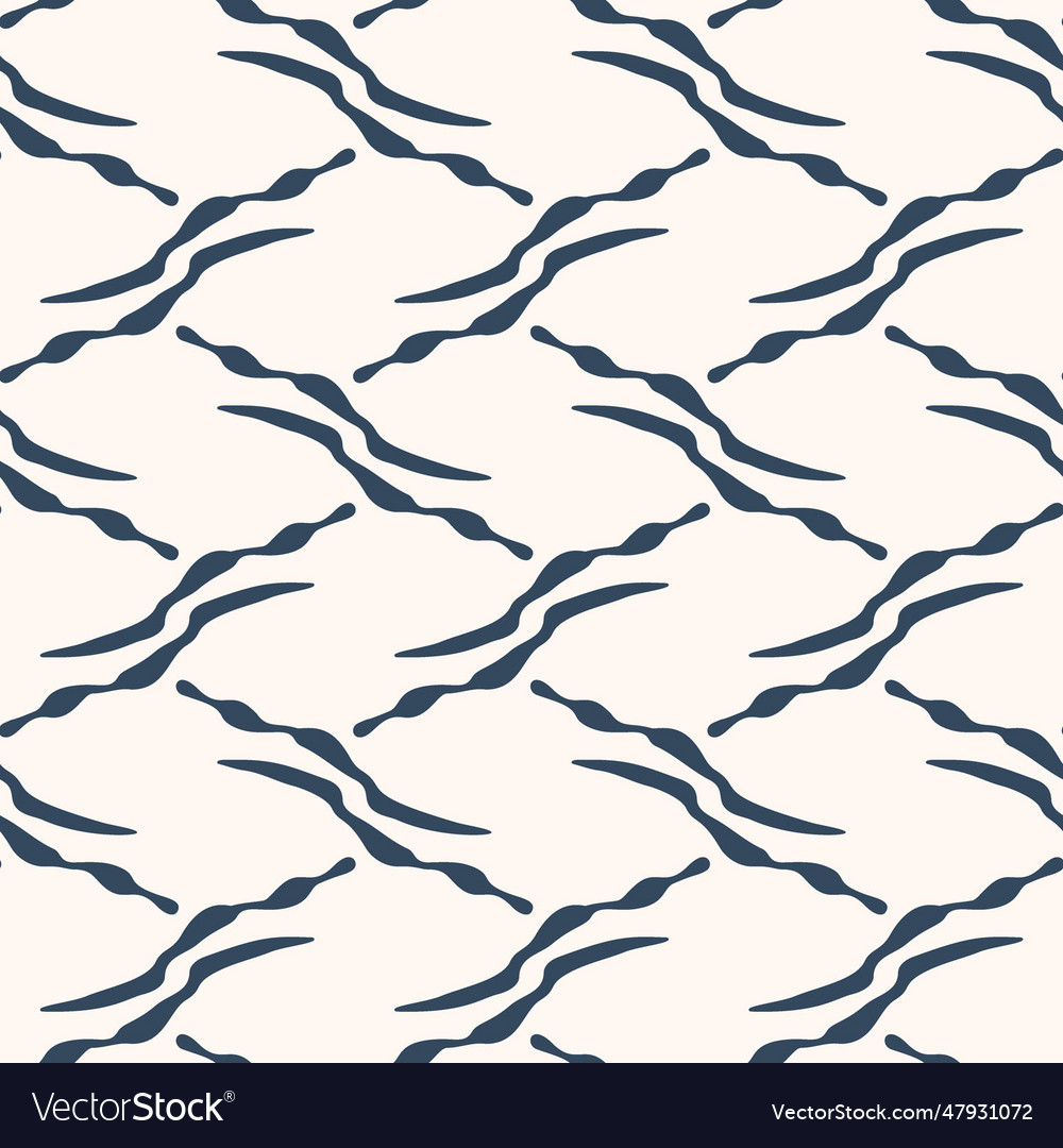 Seamless pattern with a simple abstract drawing Vector Image