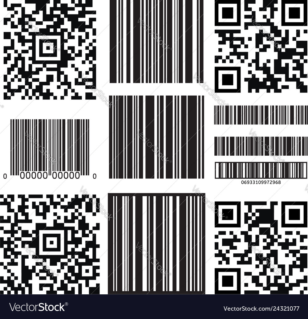 Bar code labels Royalty Free Vector Image - VectorStock
