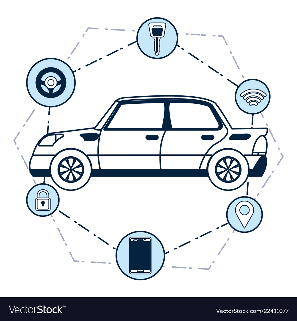 Gps tracking technology Royalty Free Vector Image