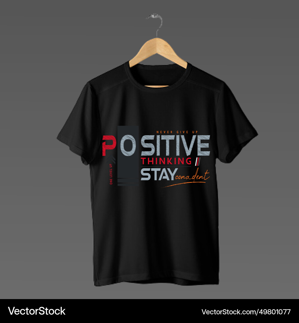 Minimalist typography t shirt design Royalty Free Vector