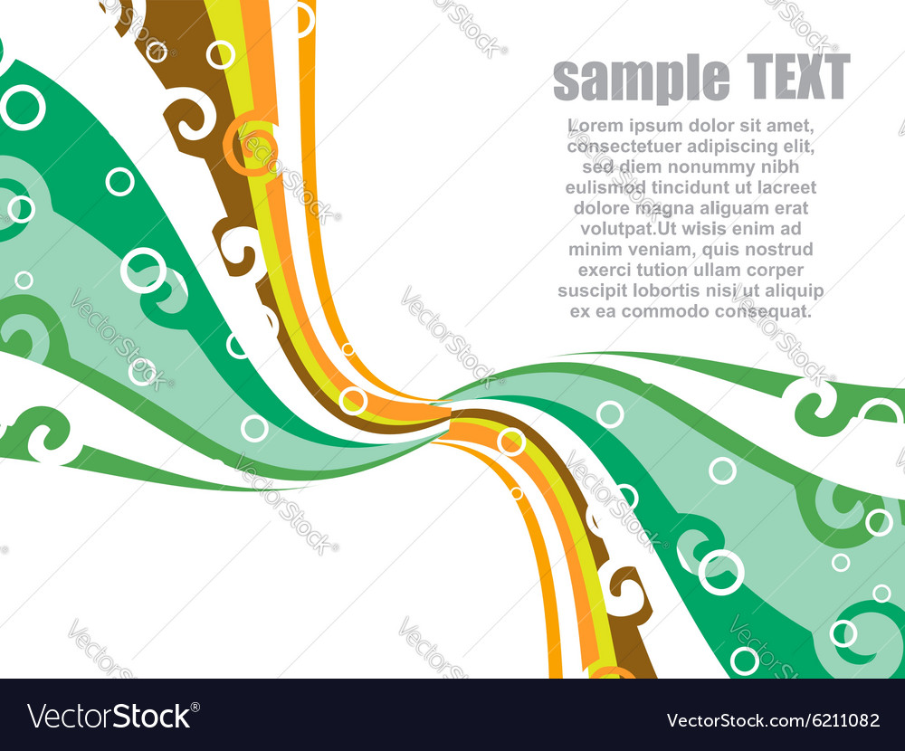 Abstract composition Royalty Free Vector Image