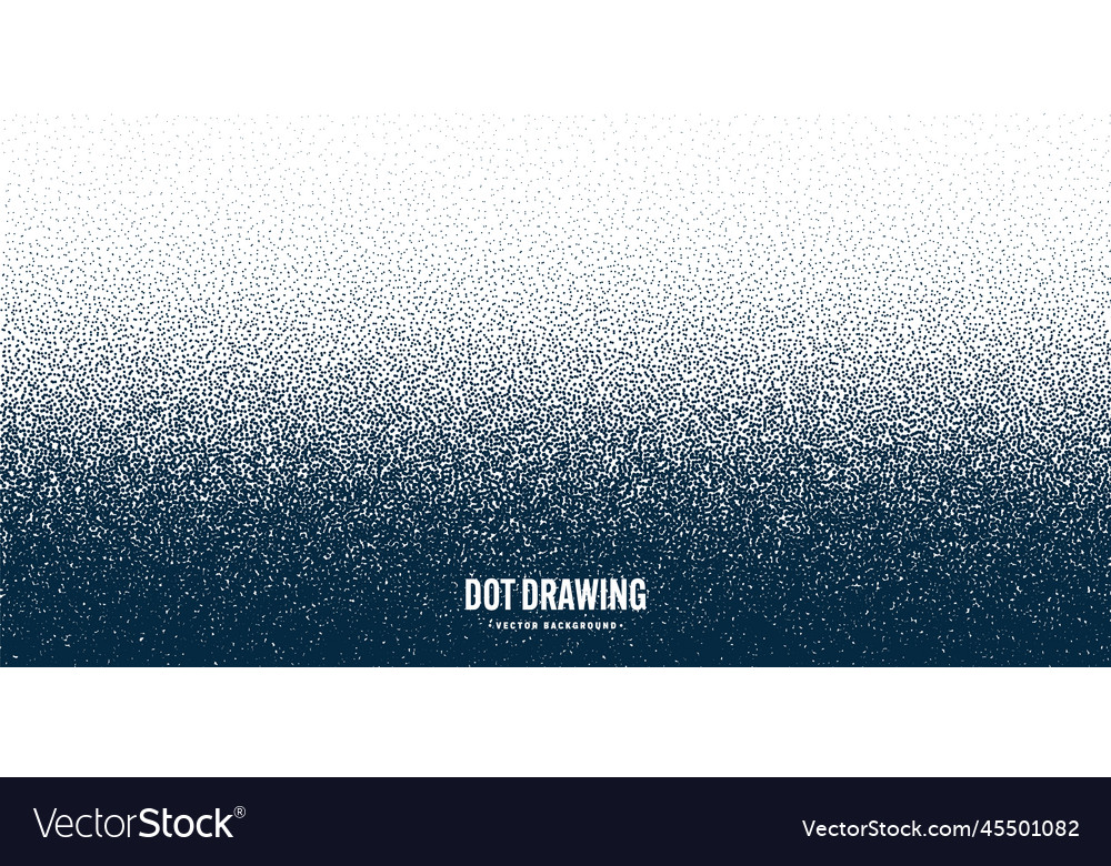 Stipple pattern dotted geometric background Vector Image