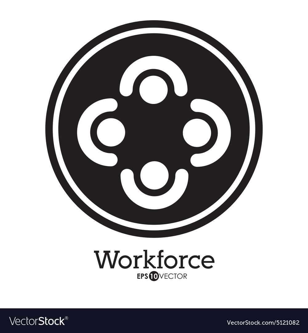 Workforce design Royalty Free Vector Image - VectorStock