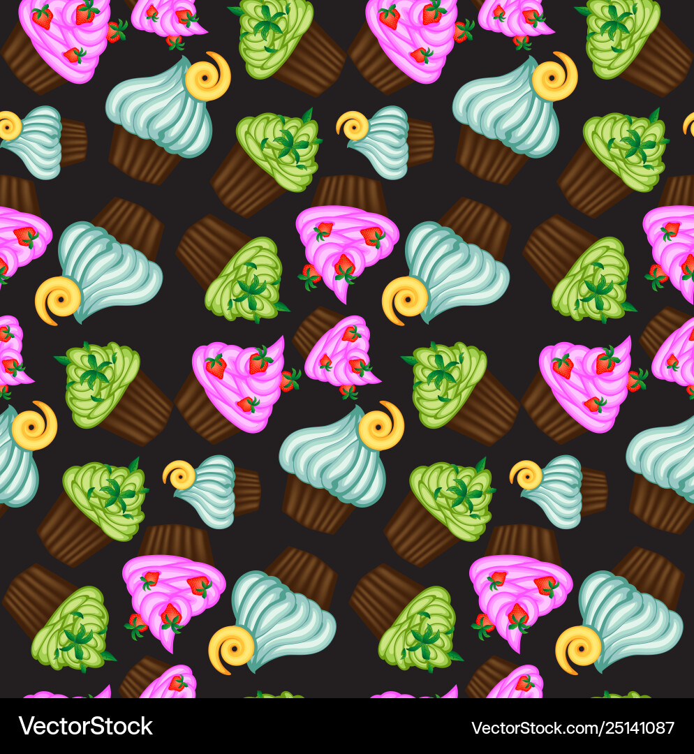 Cakes sweets inscription lettering template Vector Image