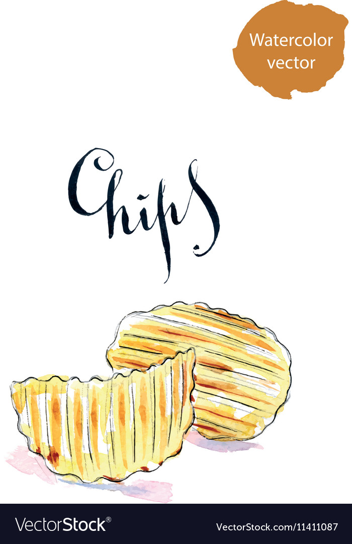 Chips Royalty Free Vector Image - VectorStock