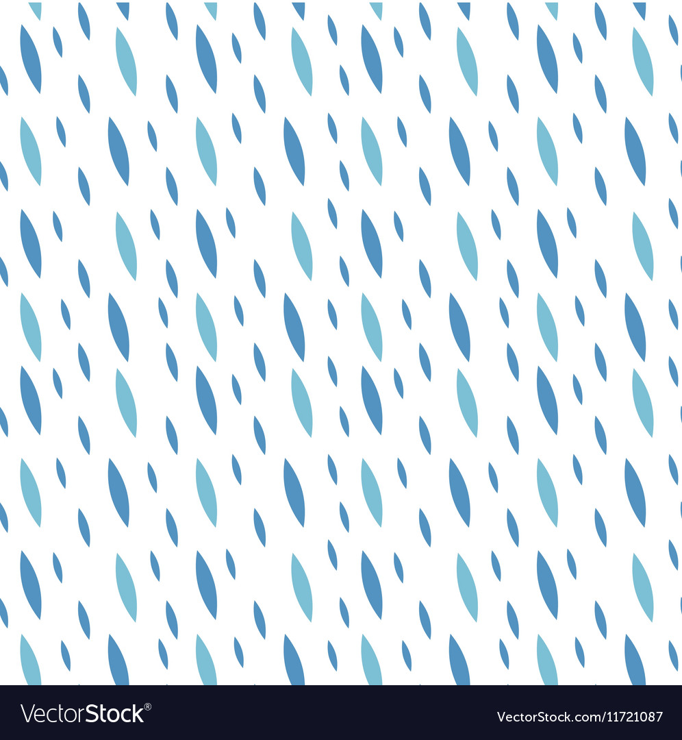 Rain drops seamless pattern Royalty Free Vector Image