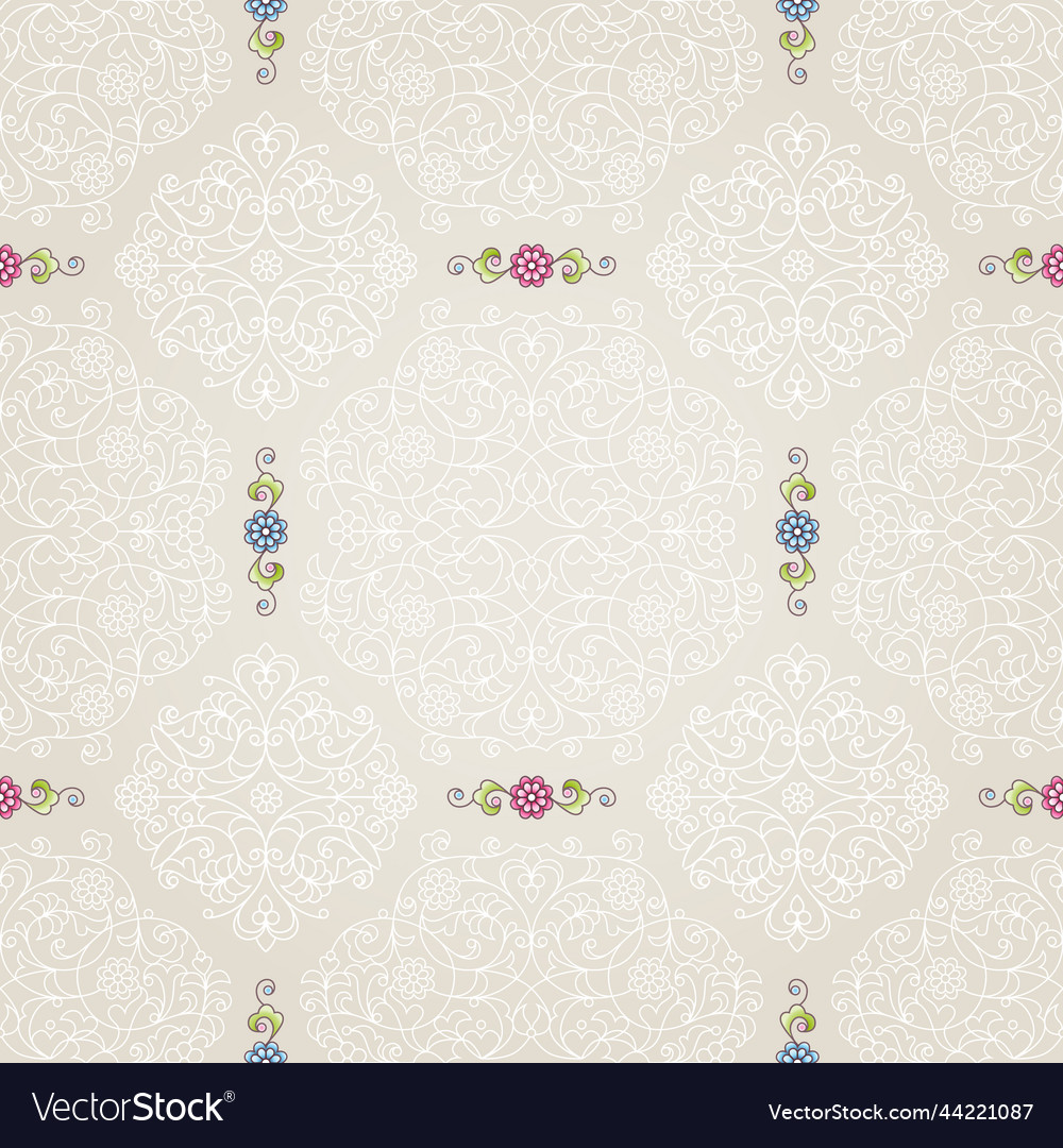Seamless pattern in eastern style Royalty Free Vector Image
