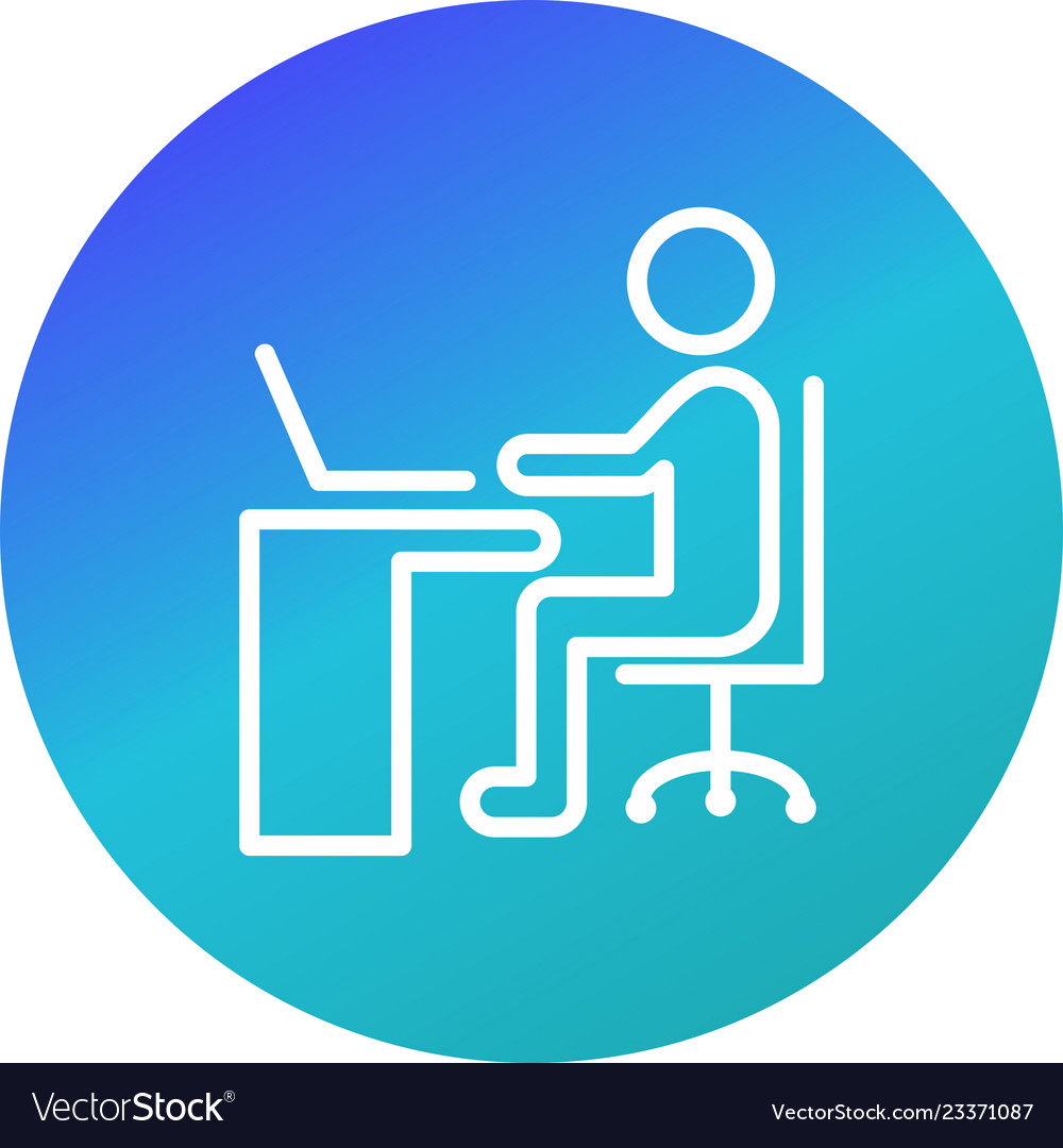 Using laptop icon Royalty Free Vector Image - VectorStock