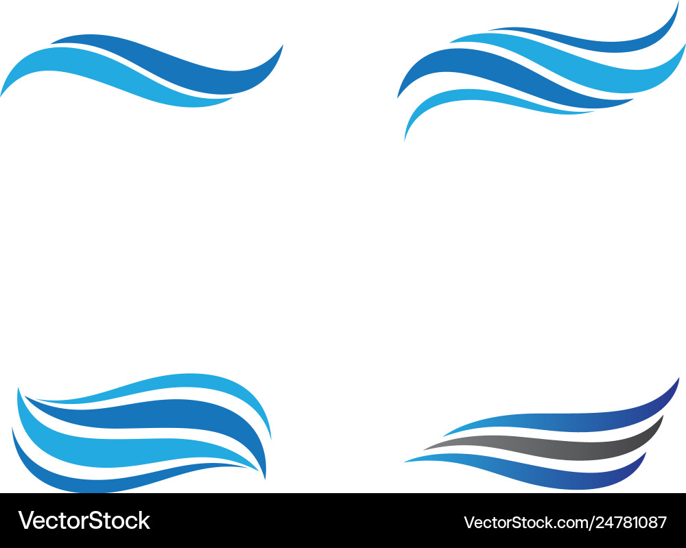 Wave symbol Royalty Free Vector Image - VectorStock
