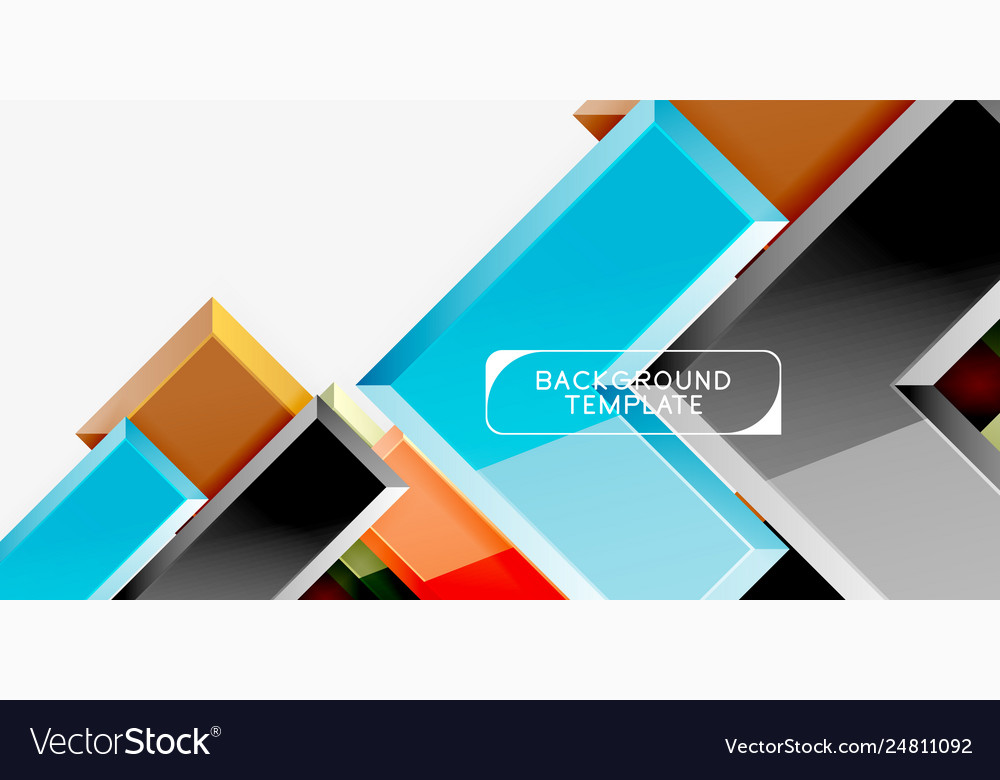 Abstract arrows composition background Royalty Free Vector