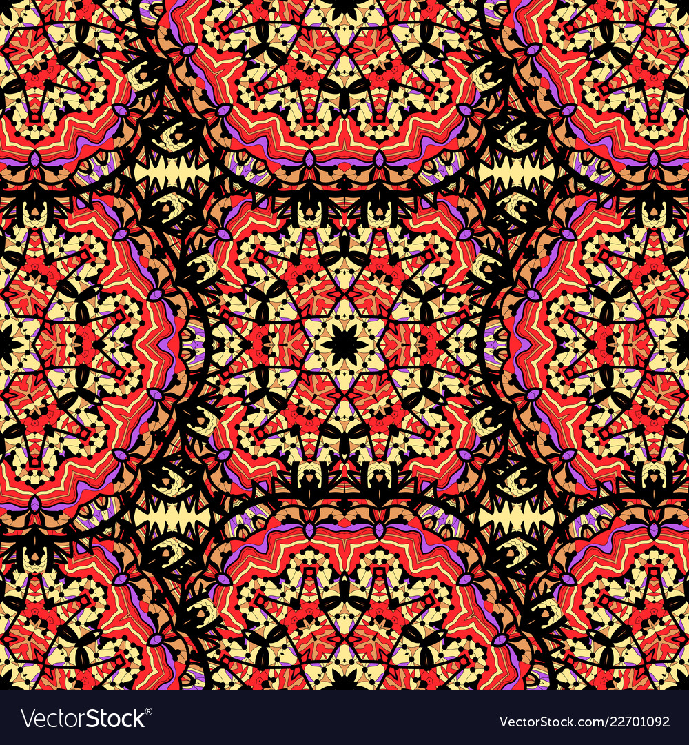 Arabesque seamless pattern Royalty Free Vector Image