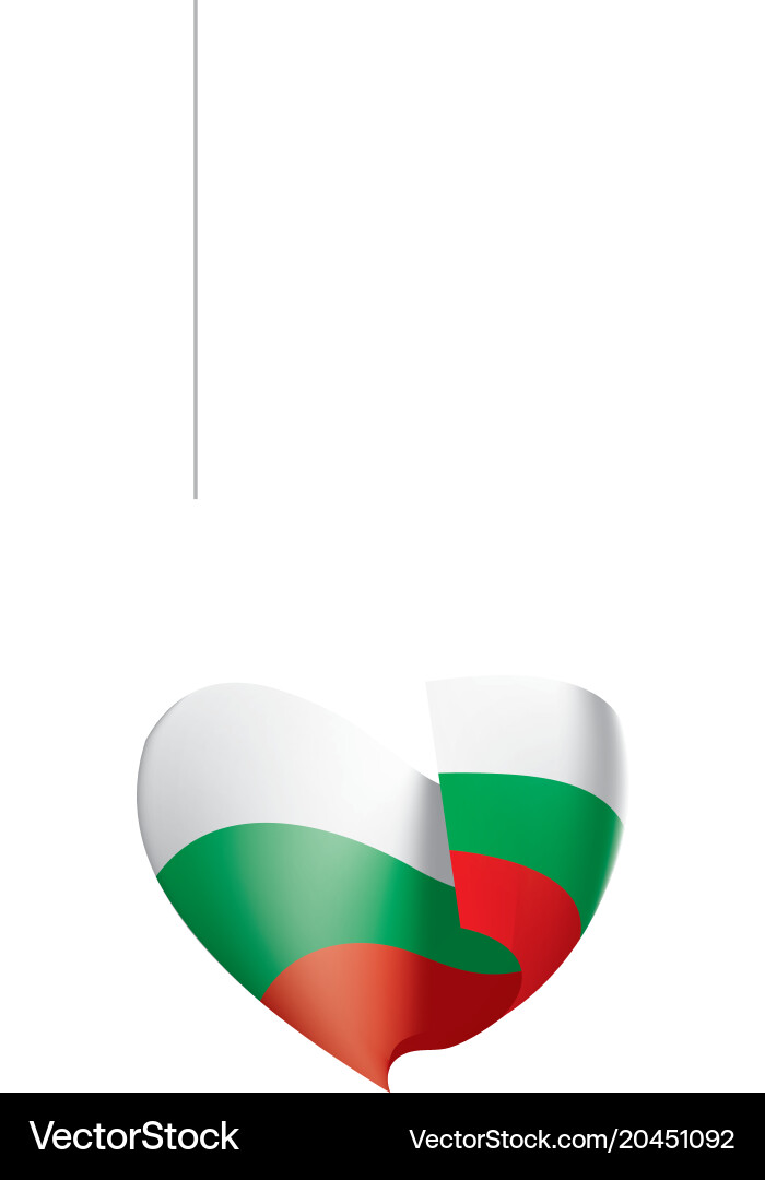 Bulgaria flag Royalty Free Vector Image - VectorStock