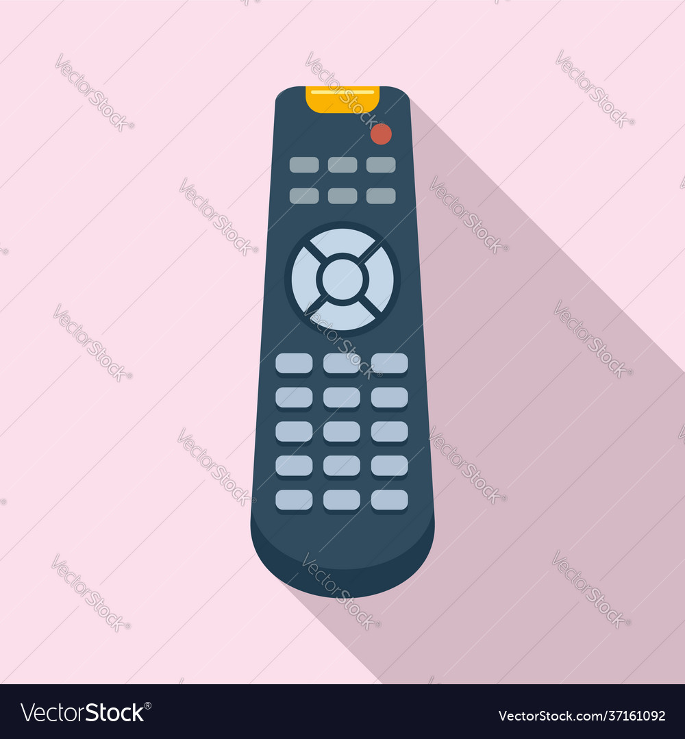 Communication remote control icon flat style Vector Image