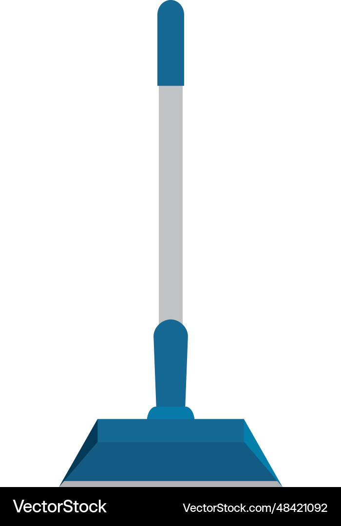 Isolated colored dust collector cleaning icon Vector Image