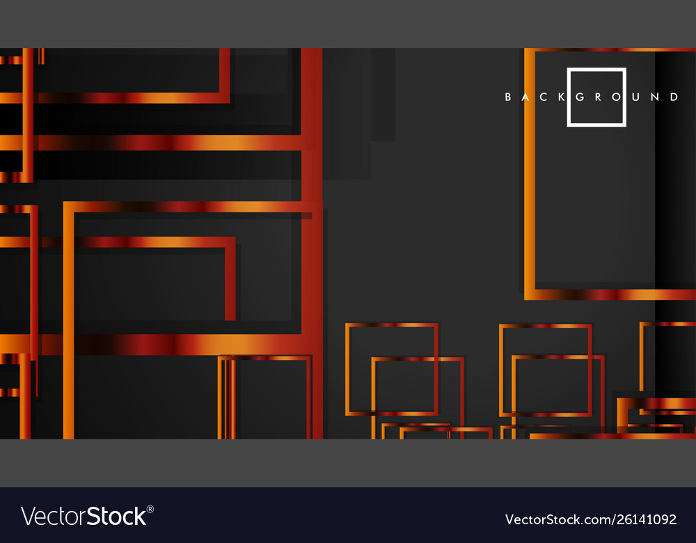 Modern abstract squares backgrounds with a black Vector Image