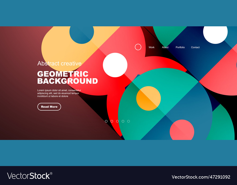 Simple circles and round elements pattern Vector Image