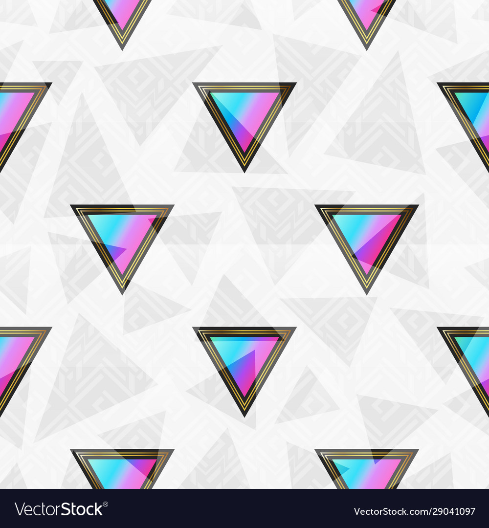 Abstract triangle seamless pattern Royalty Free Vector Image Abstract triangle seamless pattern Royalty Free Vector Image