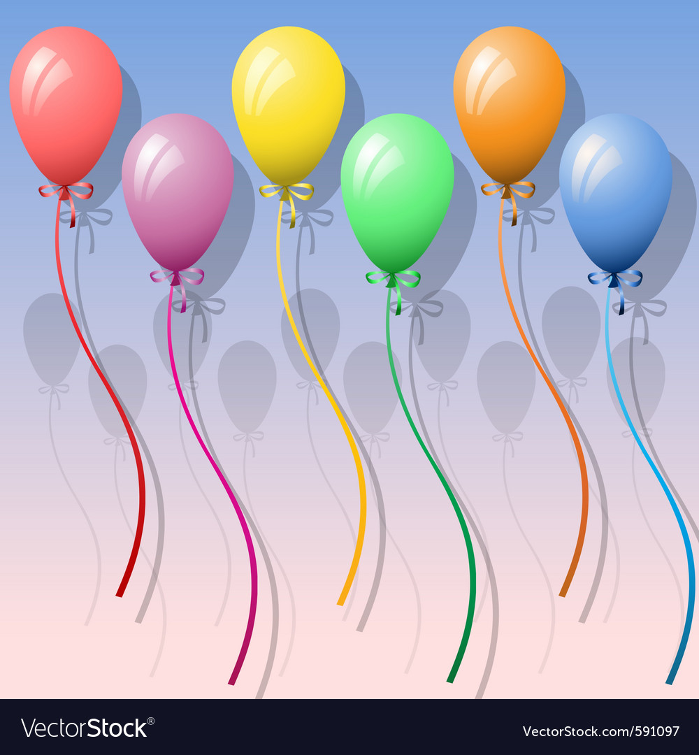 Balloons Royalty Free Vector Image - VectorStock