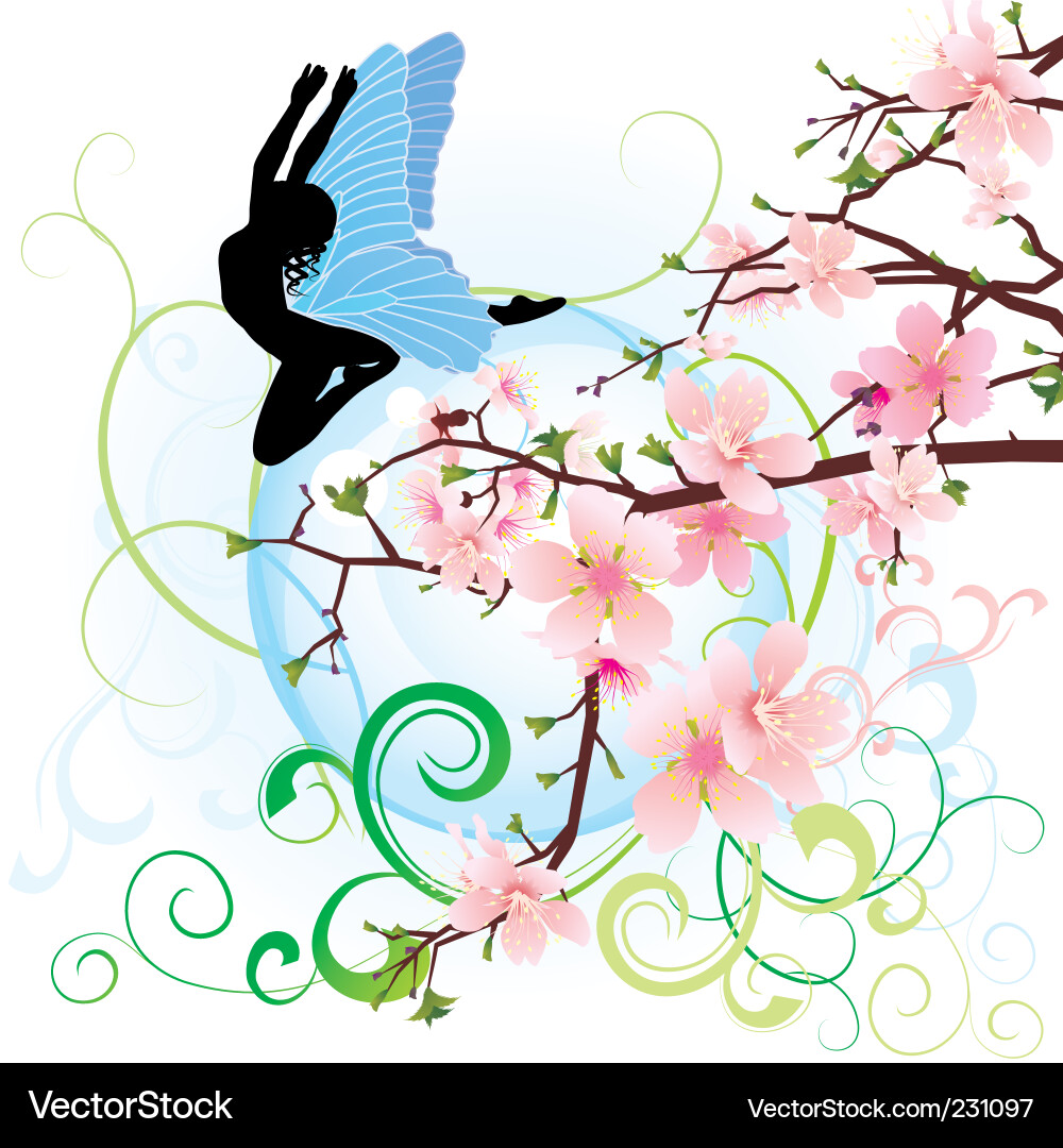 Faith with flourishes Royalty Free Vector Image
