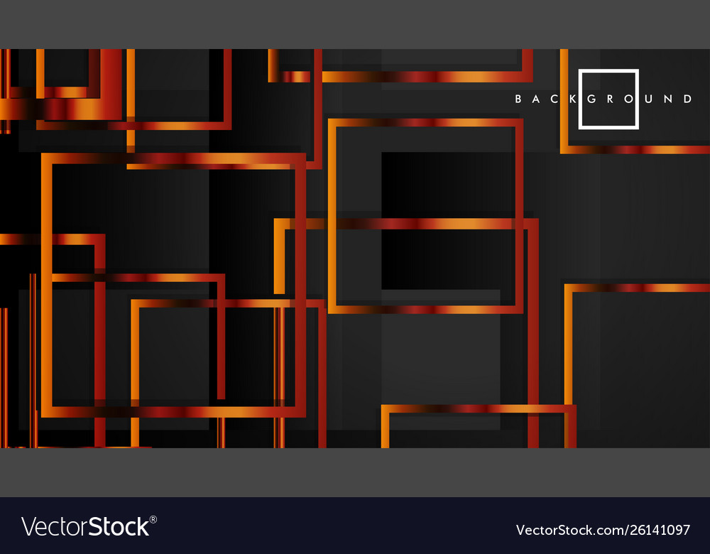 Modern abstract squares backgrounds with a black Vector Image