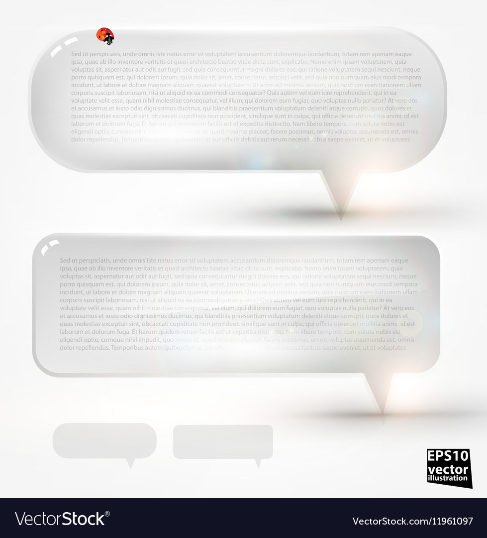 Speech bubble design Royalty Free Vector Image