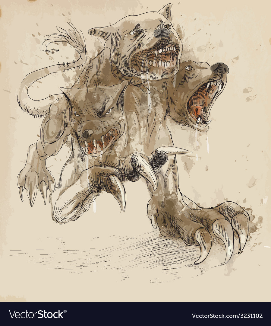 Cerberus Royalty Free Vector Image - VectorStock