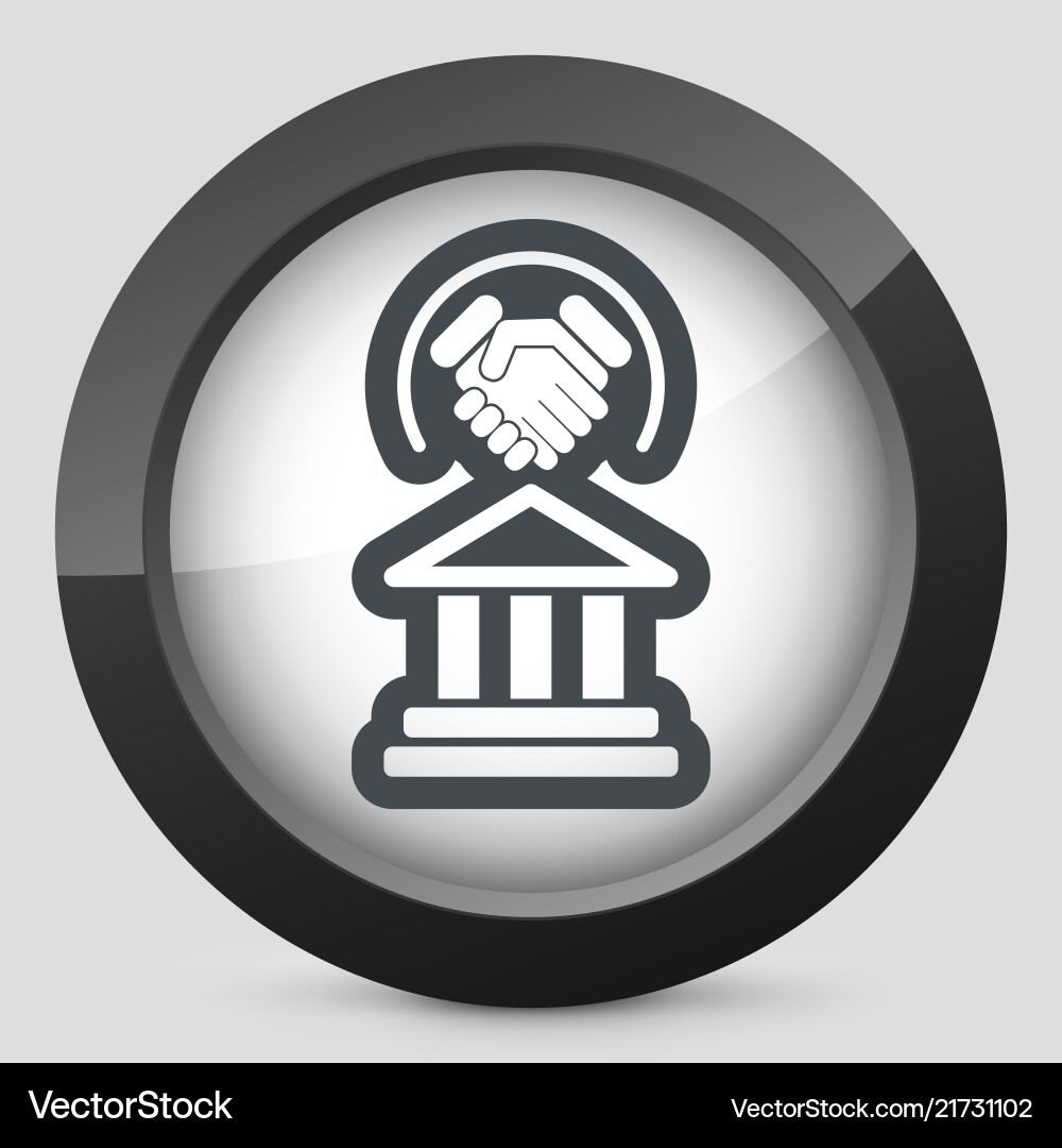 Legal agreement icon Royalty Free Vector Image
