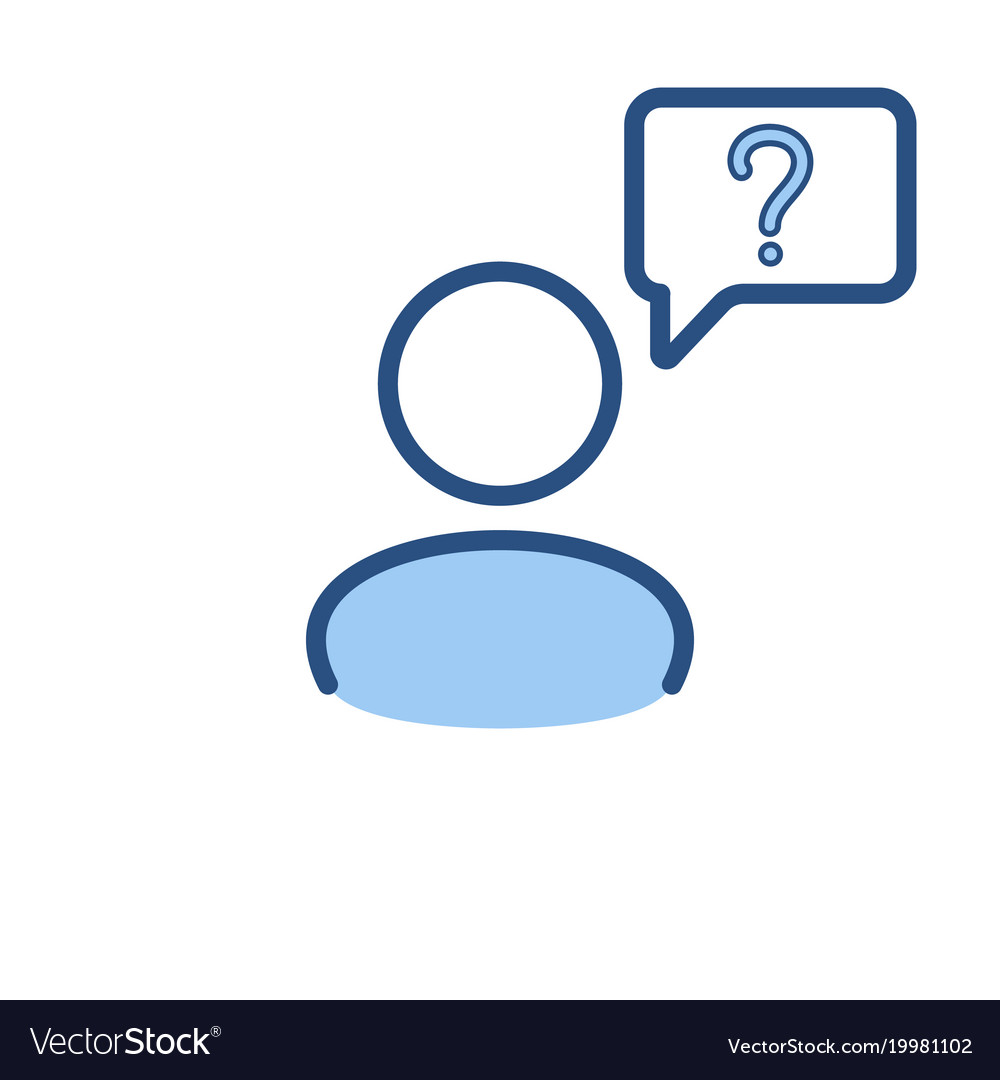 Speech bubble user icon communication Royalty Free Vector