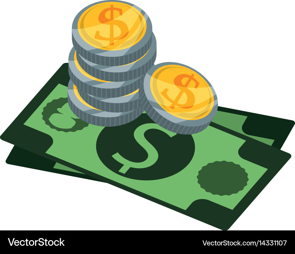 Billets of money Royalty Free Vector Image - VectorStock