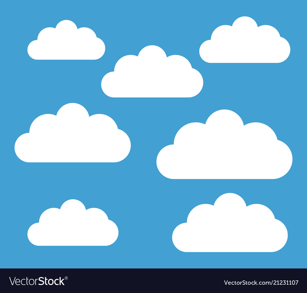 Clouds Royalty Free Vector Image - VectorStock