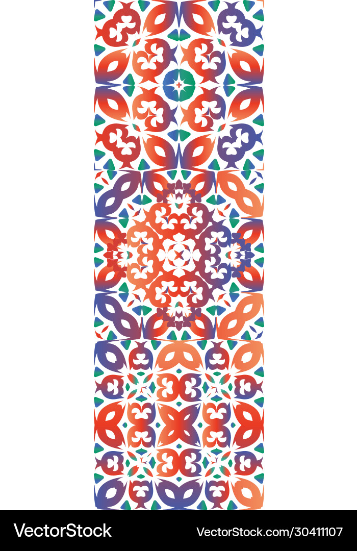 Mexican ornamental talavera ceramic Royalty Free Vector