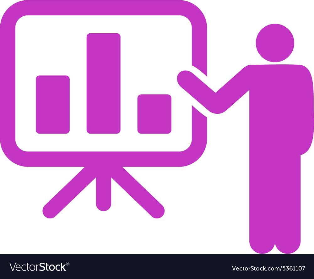Presentation icon Royalty Free Vector Image - VectorStock