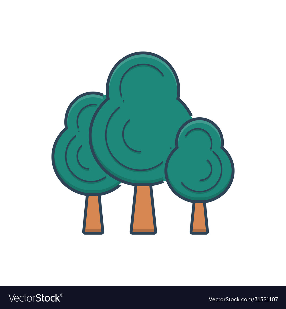 Trees Royalty Free Vector Image - VectorStock