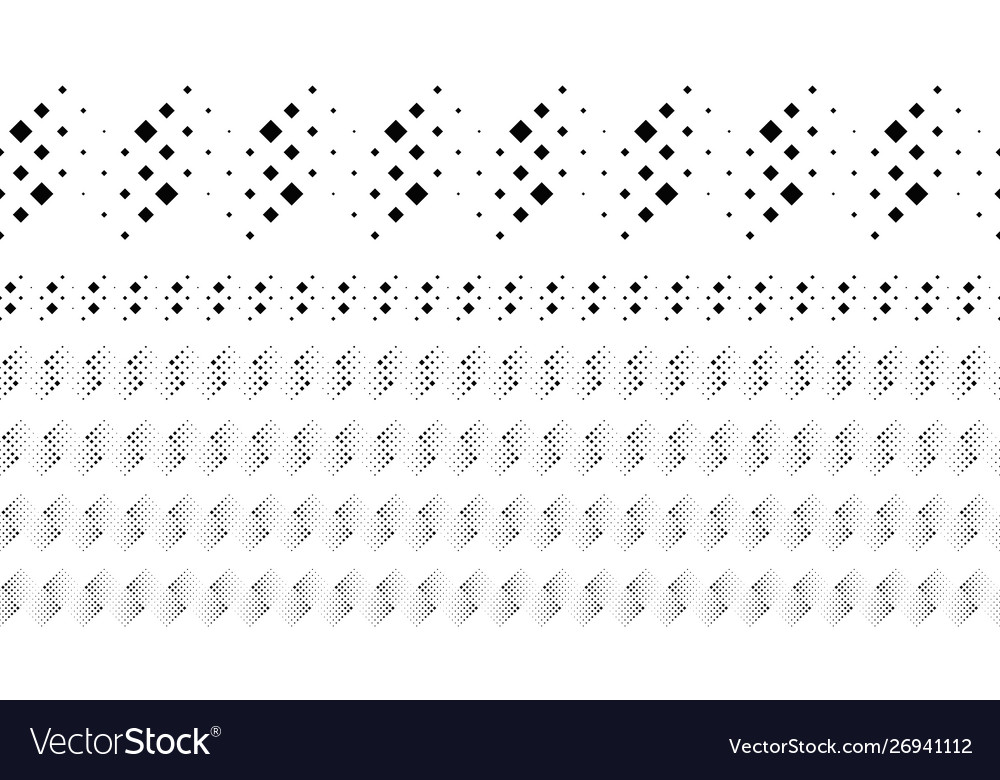 Abstract Monochrome Diagonal Square Pattern Page Vector Image