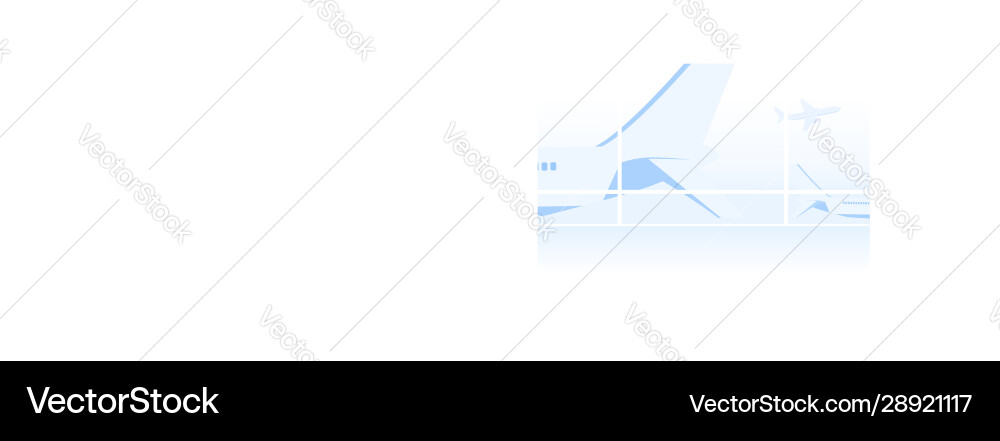 Airport terminal background airplanes Royalty Free Vector