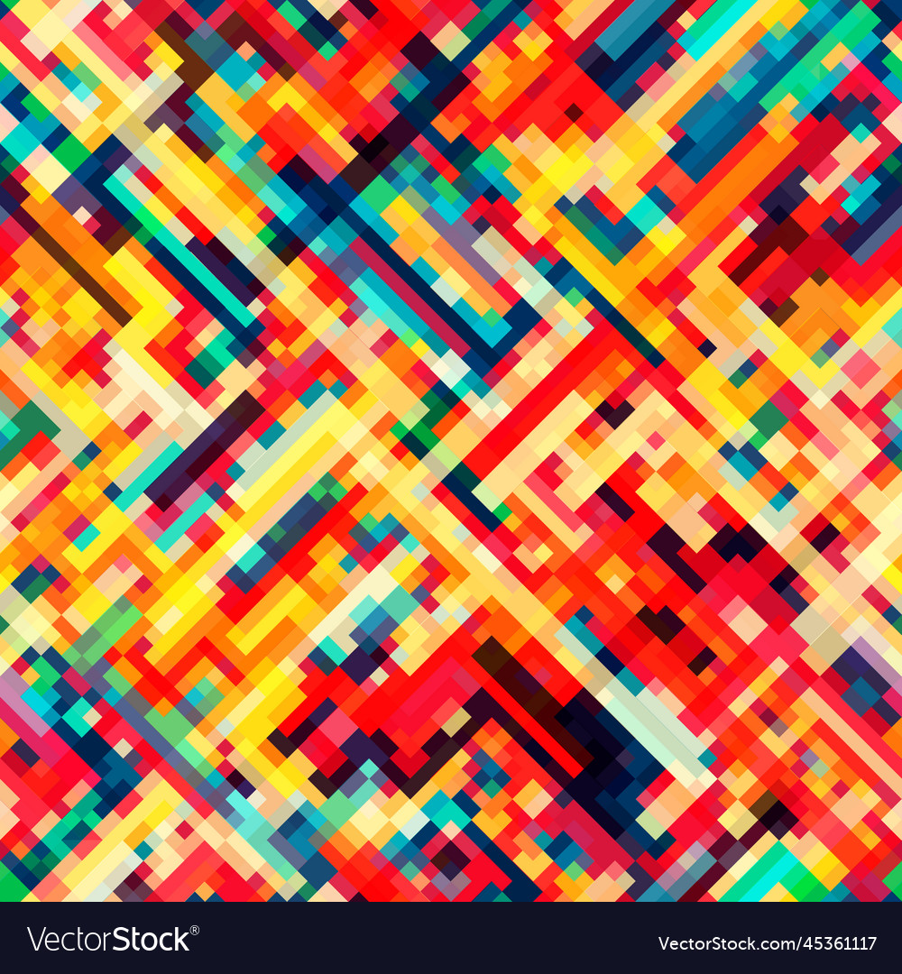 Bright light pixels seamless pattern Royalty Free Vector Bright light pixels seamless pattern Royalty Free Vector