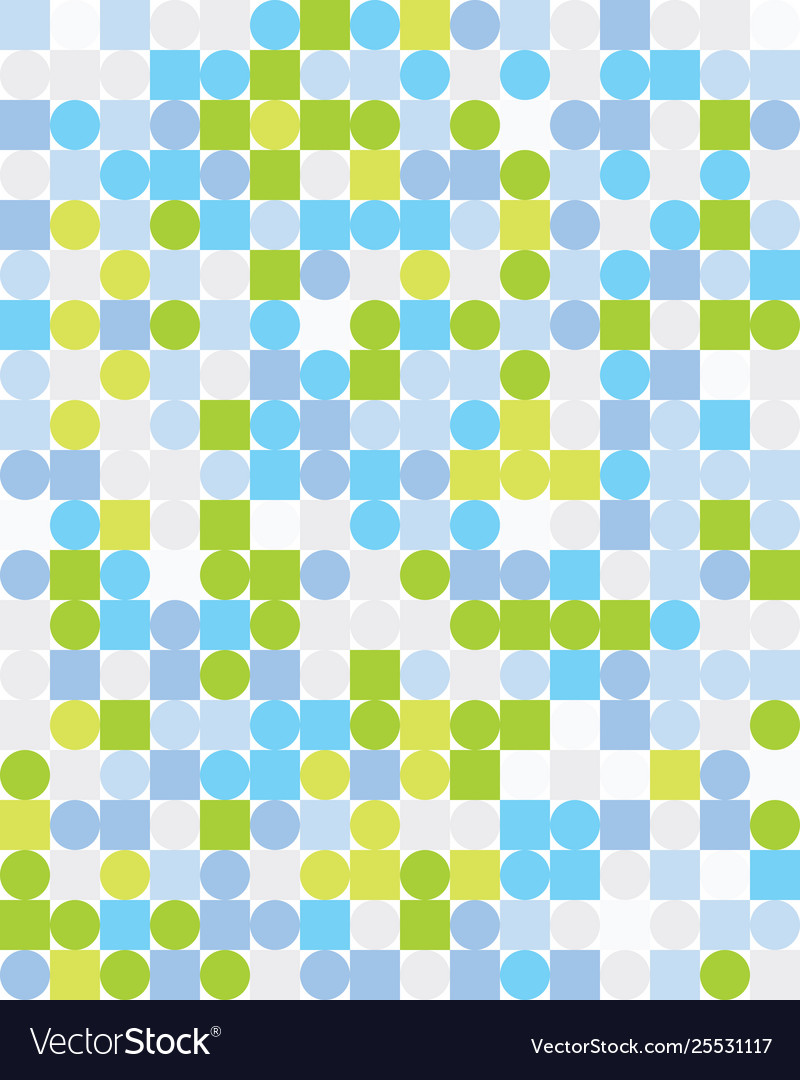 Colorful squares and circles Royalty Free Vector Image