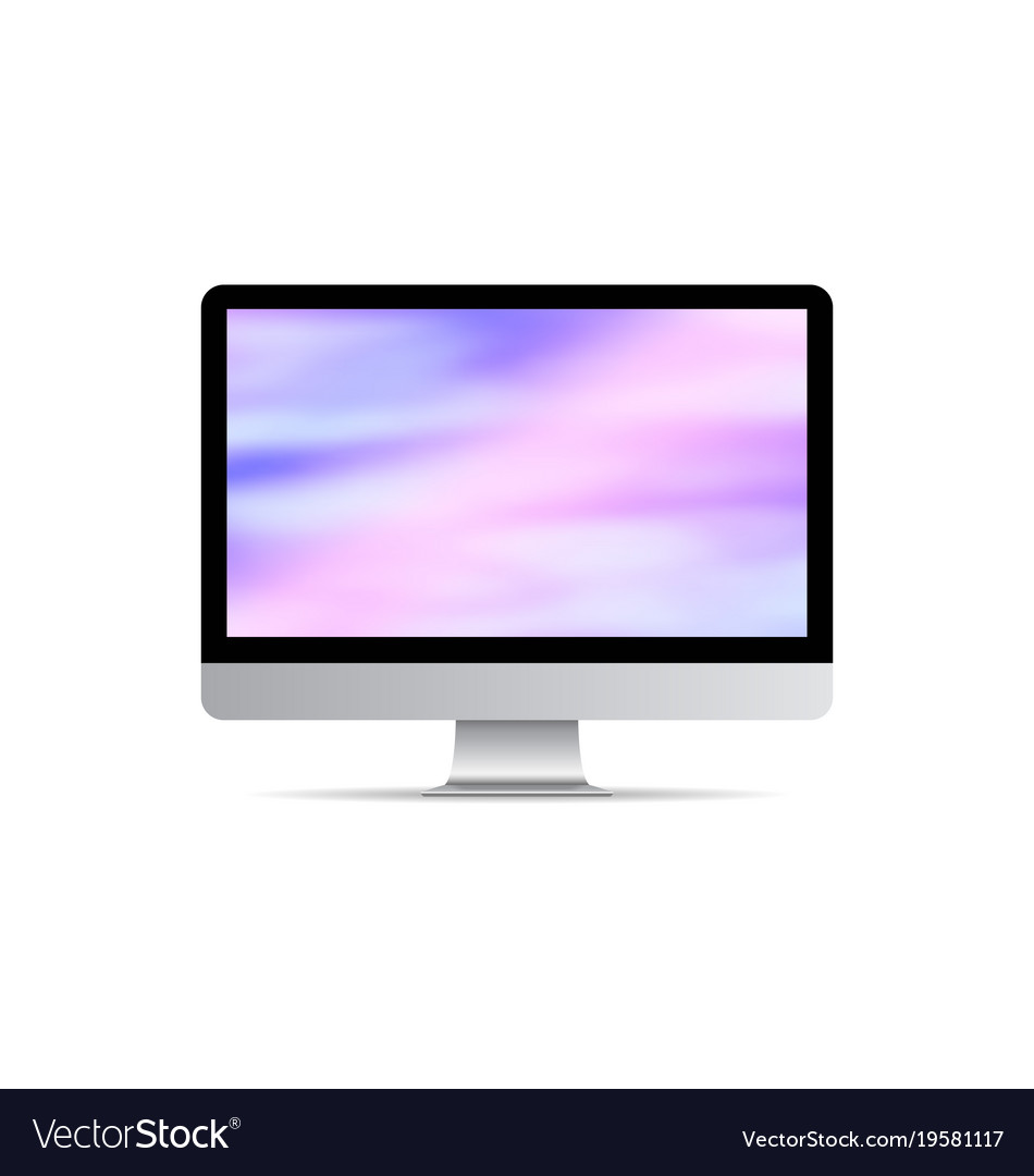 Computer display Royalty Free Vector Image - VectorStock