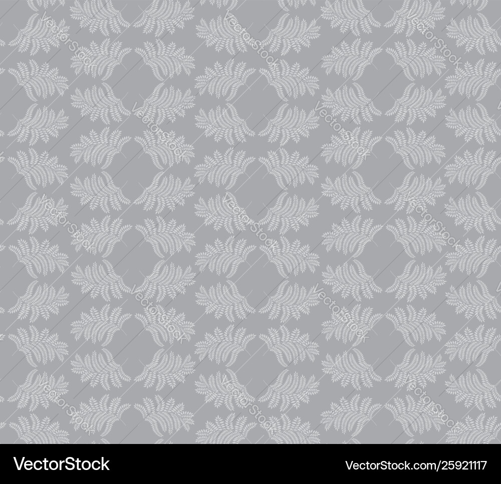 Floral ornamental pattern geometric flourish Vector Image