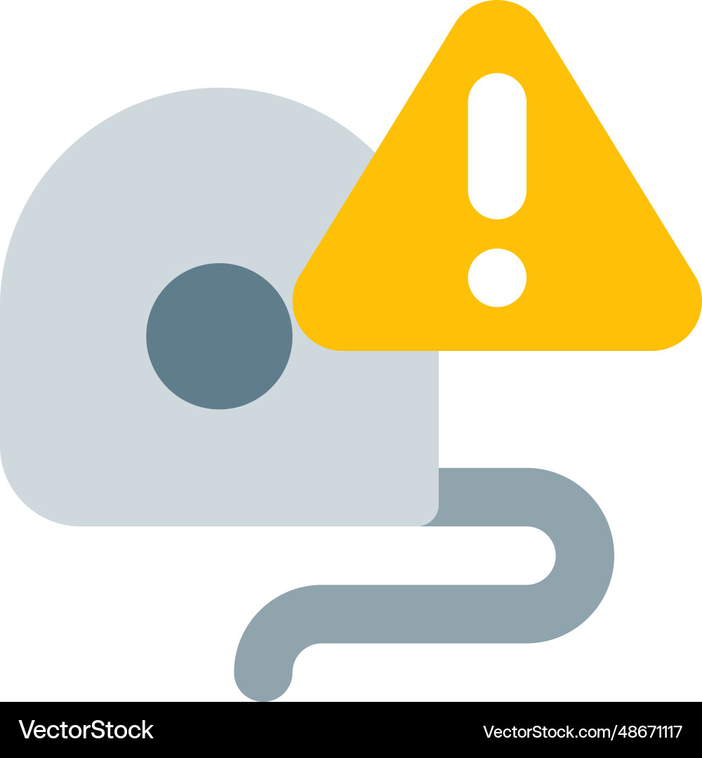Guideline of warning given during measurement Vector Image