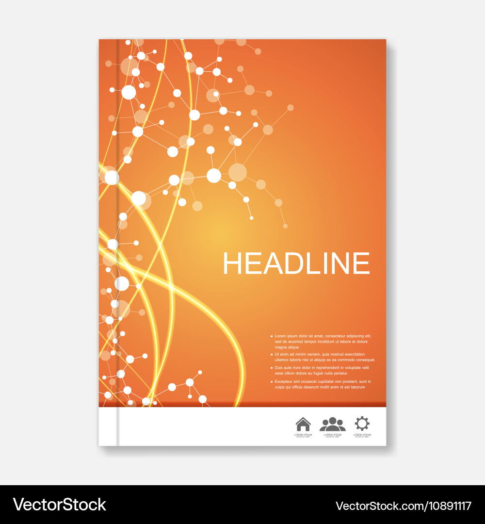 Science background modern templates Royalty Free Vector