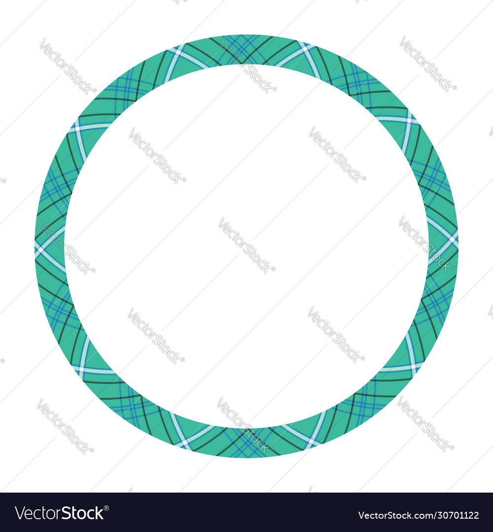 Circle borders and frames round border pattern Vector Image
