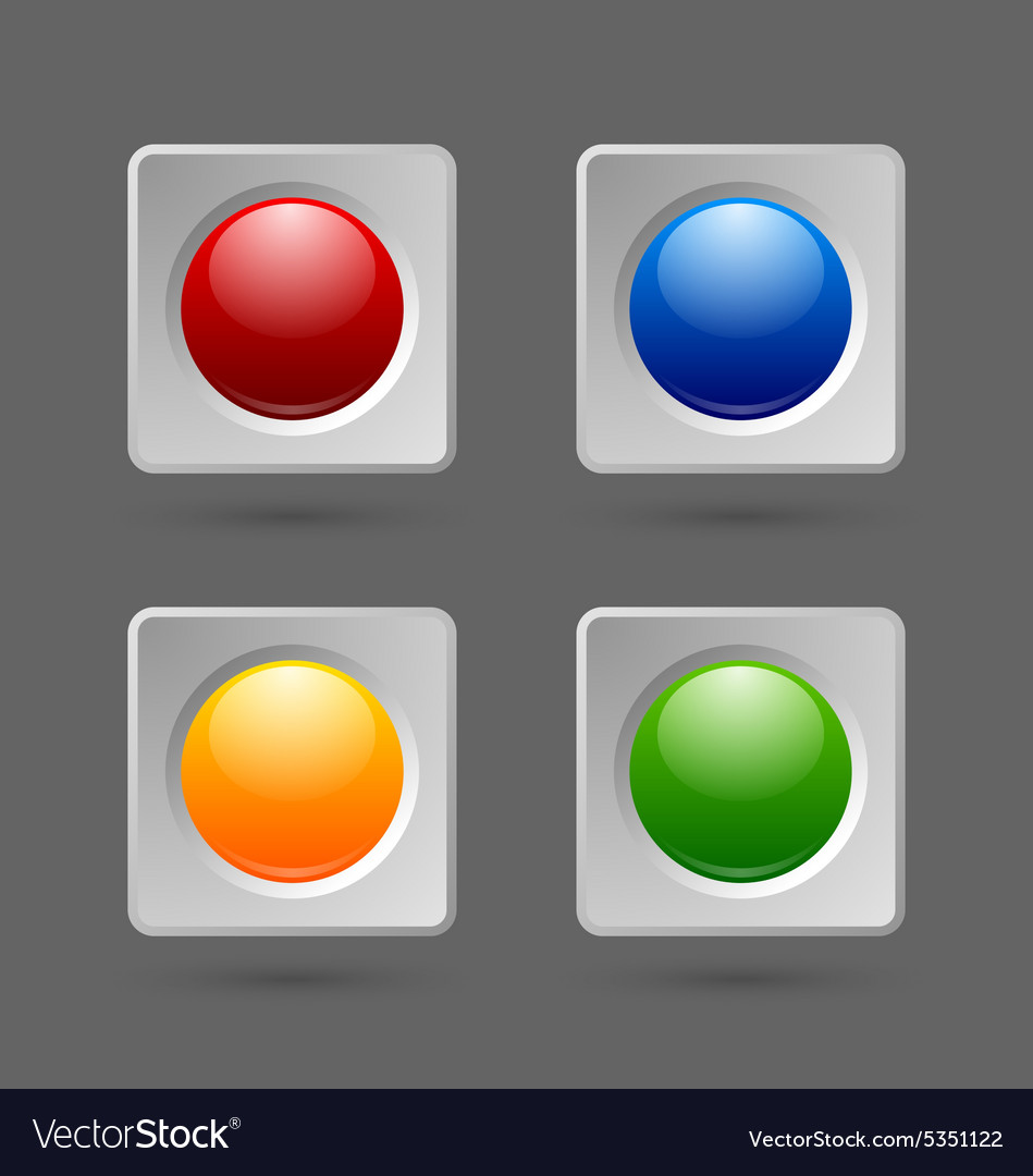 Icon or button backgrounds Royalty Free Vector Image