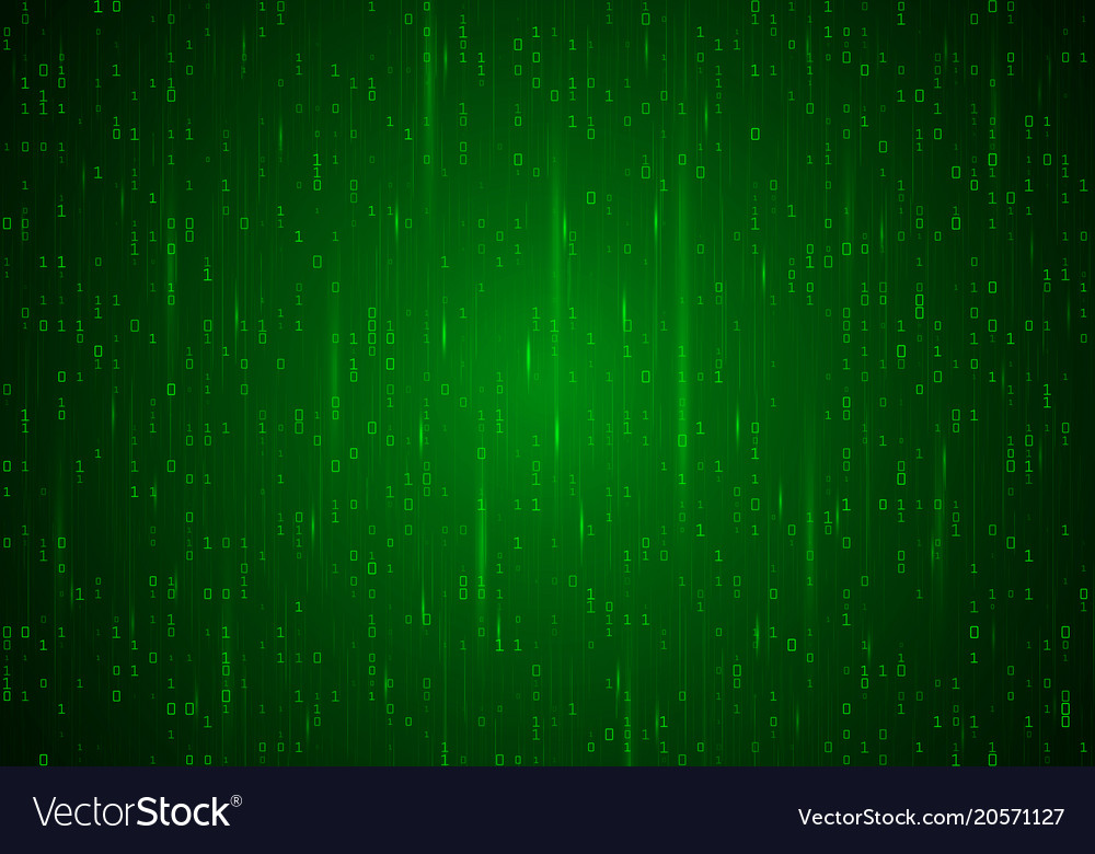 Binary matrix code Royalty Free Vector Image - VectorStock