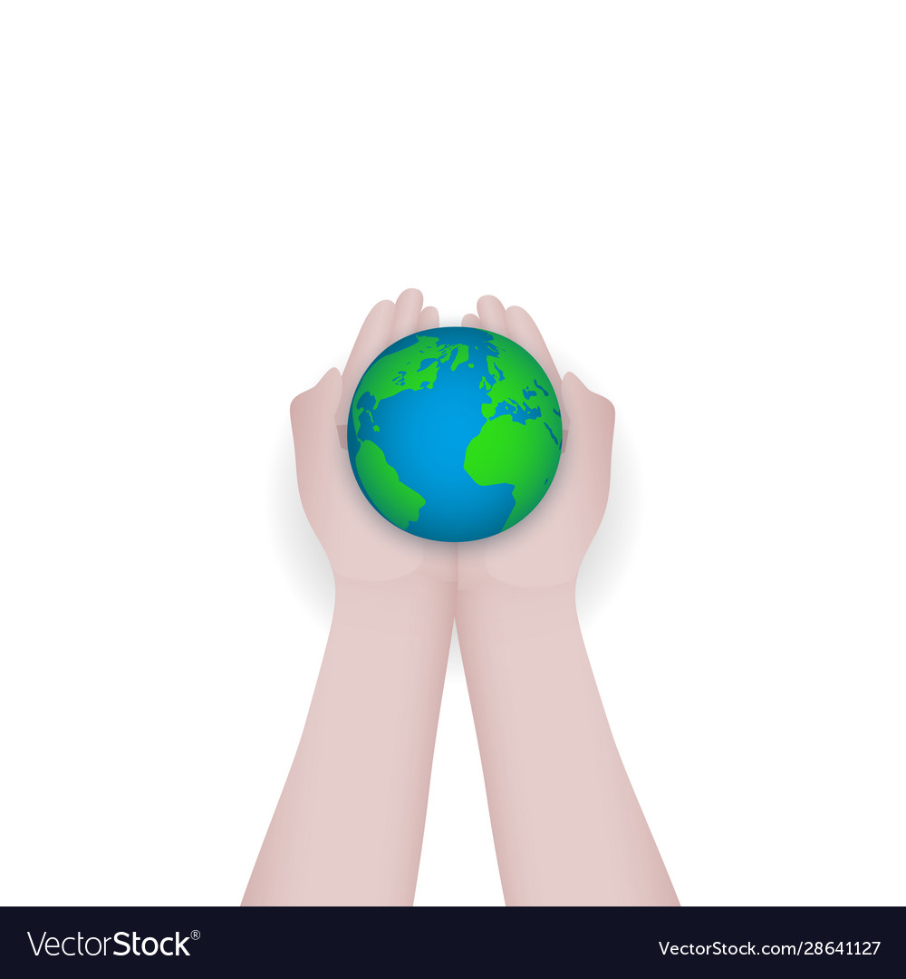 Green earth concept design world globe Royalty Free Vector