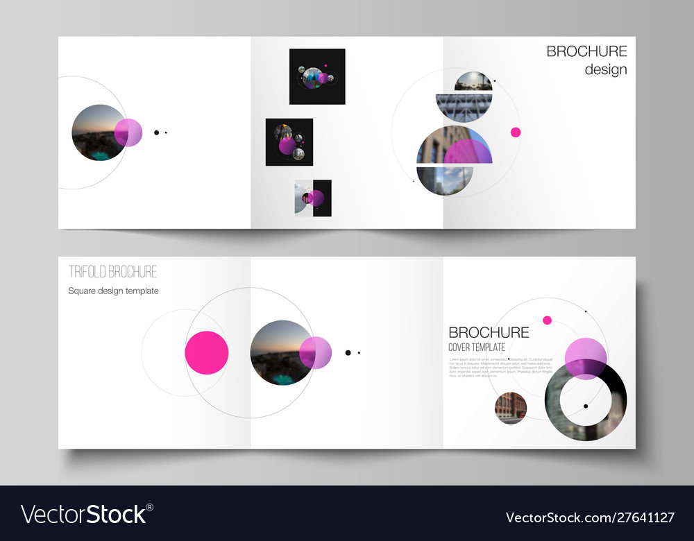 Layout square format covers design Royalty Free Vector Image