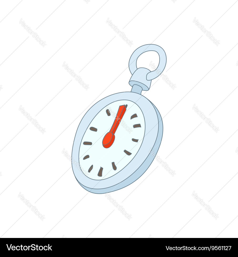 Stopwatch icon cartoon style Royalty Free Vector Image