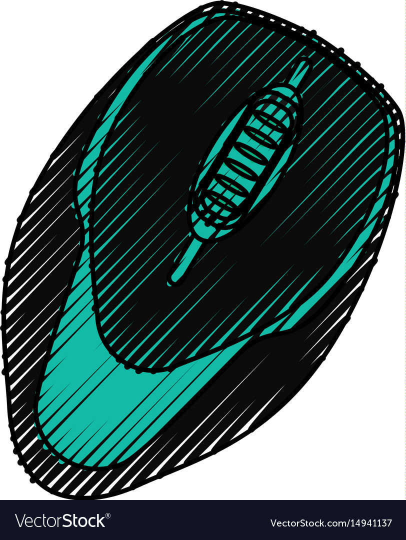 Mouse computer device Royalty Free Vector Image