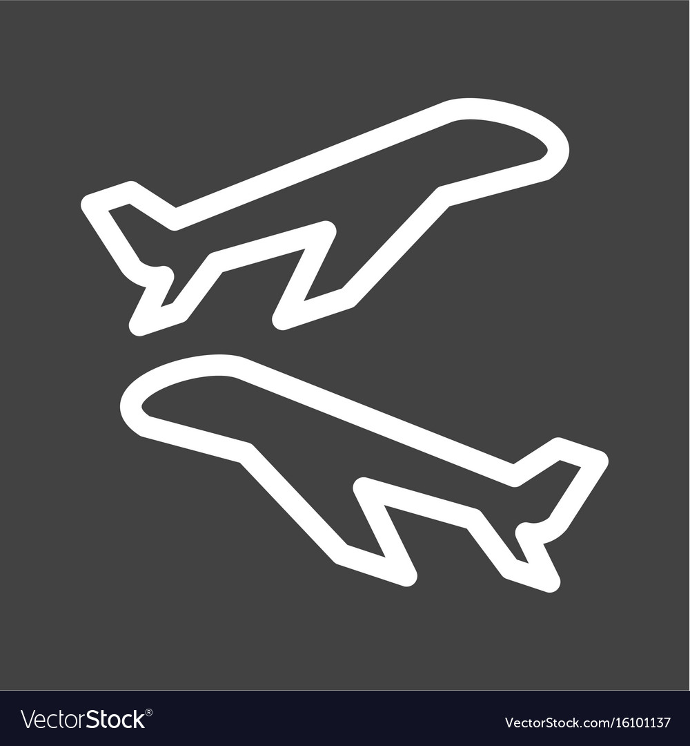 Multiple flights Royalty Free Vector Image - VectorStock